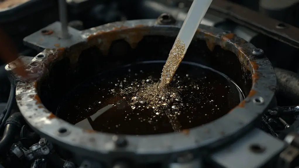 How Much Metal Shavings In The Engine Oil Is Normal? - Car Service Costs